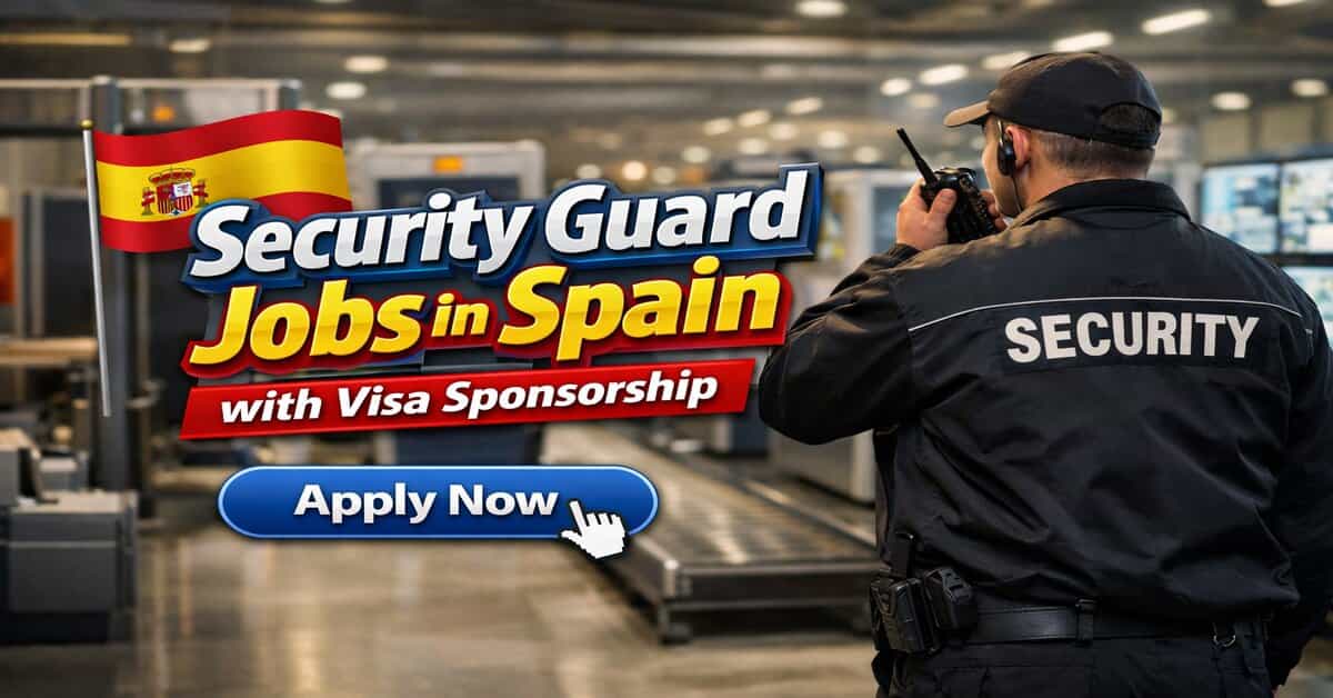 Security Guard Jobs in Spain with Visa Sponsorship 2026